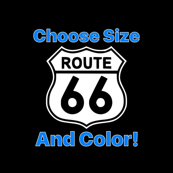 Route 66 Decal for Wall - Etsy