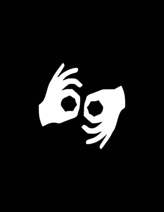 Interpreter Decalinterpreter Sign Language Sign Decal Car | Etsy