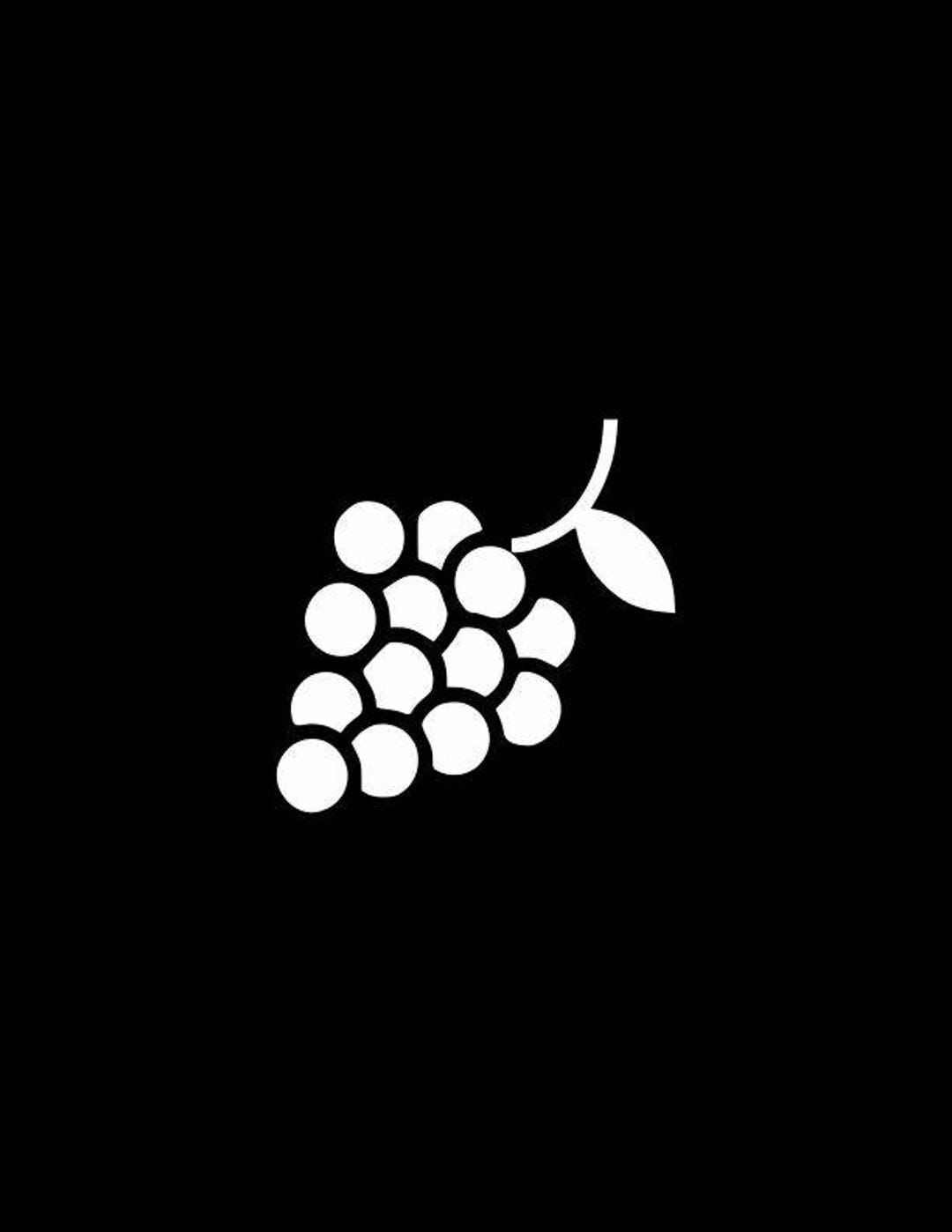 Grapes Decal, Bouquet of Grapes,wine Grapes Decal, Grapes Vinyl Sticker ...