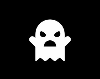 Ghost Car Window Decal - Etsy