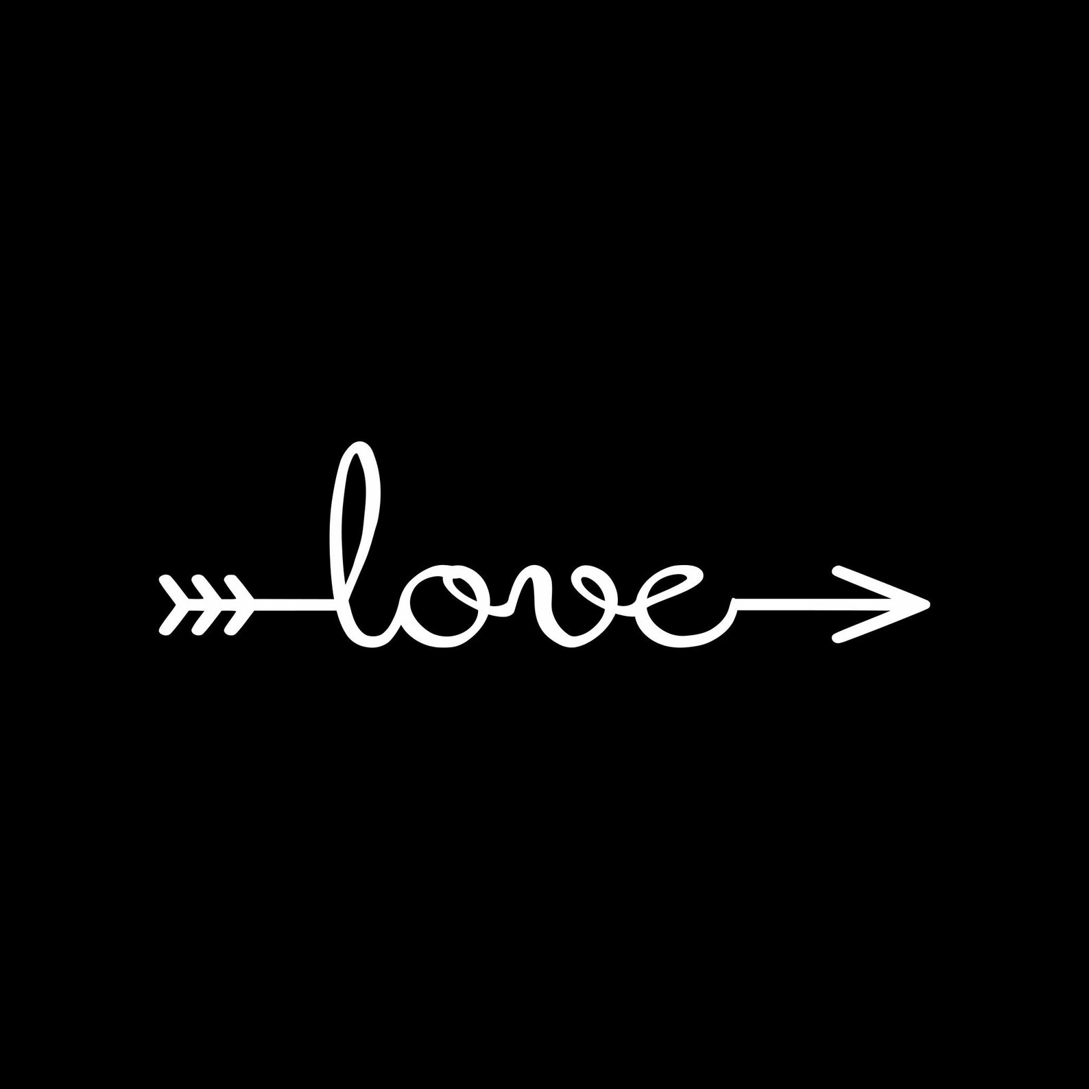 Love Decal, Love Arrow Stickers, Love Vinyl Decal,love Car Decal,vinyl ...