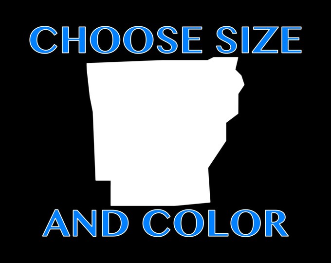 Personalized Arkansas License Plate Decals Stickers Version 1 Sheet of ...