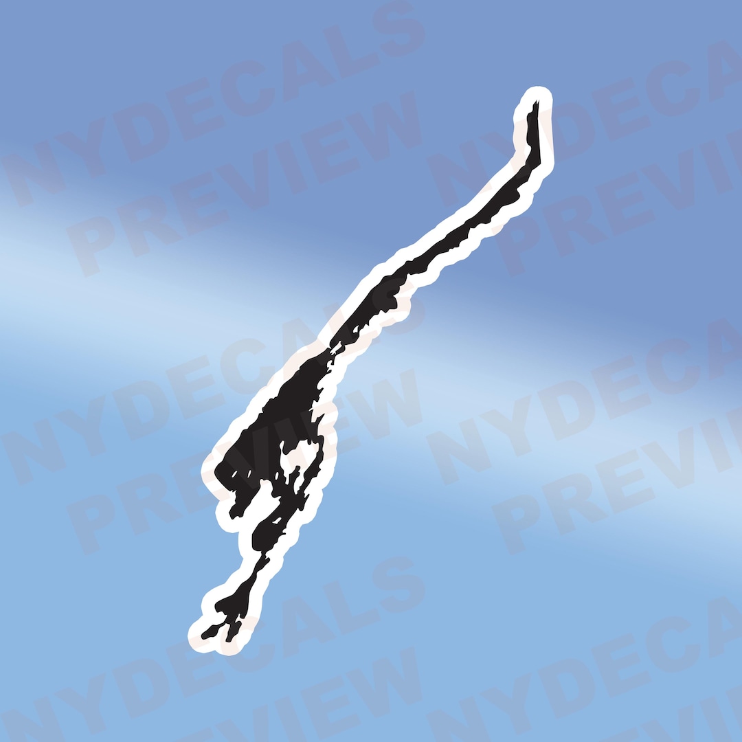 Black Lake Decal, Black Lake Morristown, NY Stickers, ,ADK Decals, Lake ...