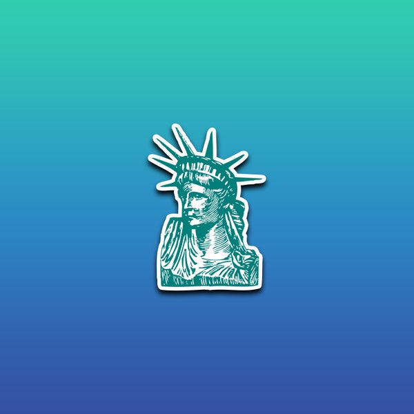 Lady Liberty Sticker - Etsy