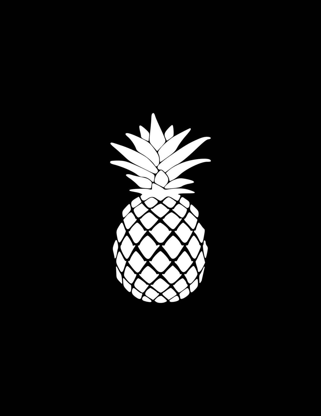 Pineapple Decal Vinyl Sticker Pineapple Car Decal Laptop Phone Bumper ...