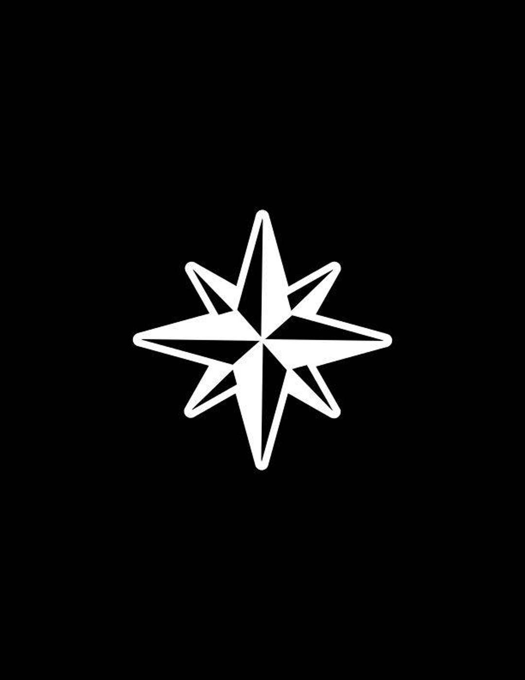 Nautical Star Decal,nautical Star Vinyl Decal Sticker,sailor,sailing ...