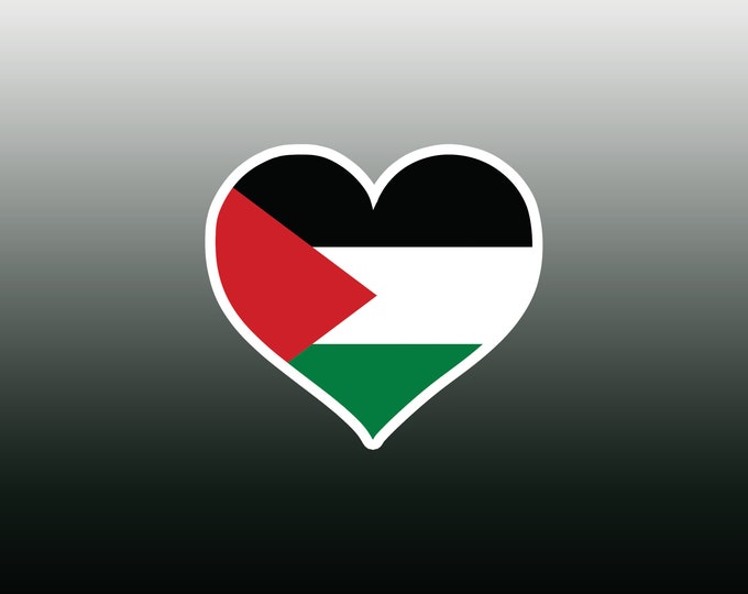 PALESTINE DNA Palestinian Heritage Ancestry Round Water Resistant Vinyl ...