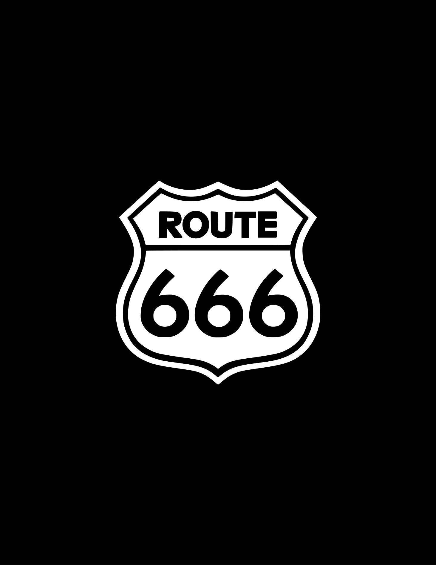 Route 666 Decal666 Vinyl Decal Sticker Yeti Tumbler Cooler | Etsy