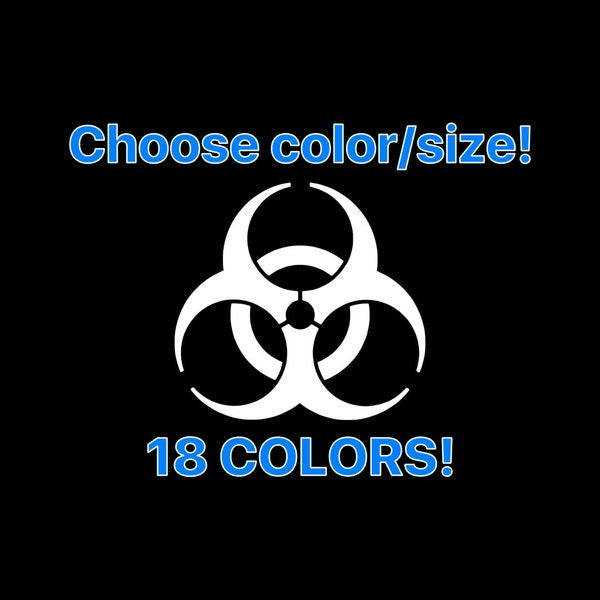 Biohazard Symbol - Etsy