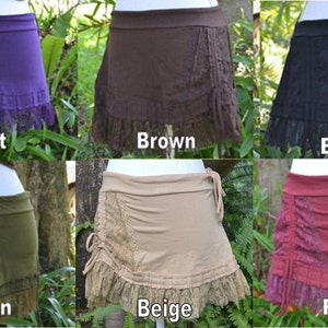 Pixie Skirt, Shakti Skirt, Lace Mini Skirt, Festival Skirt, Fairy Skirt ...
