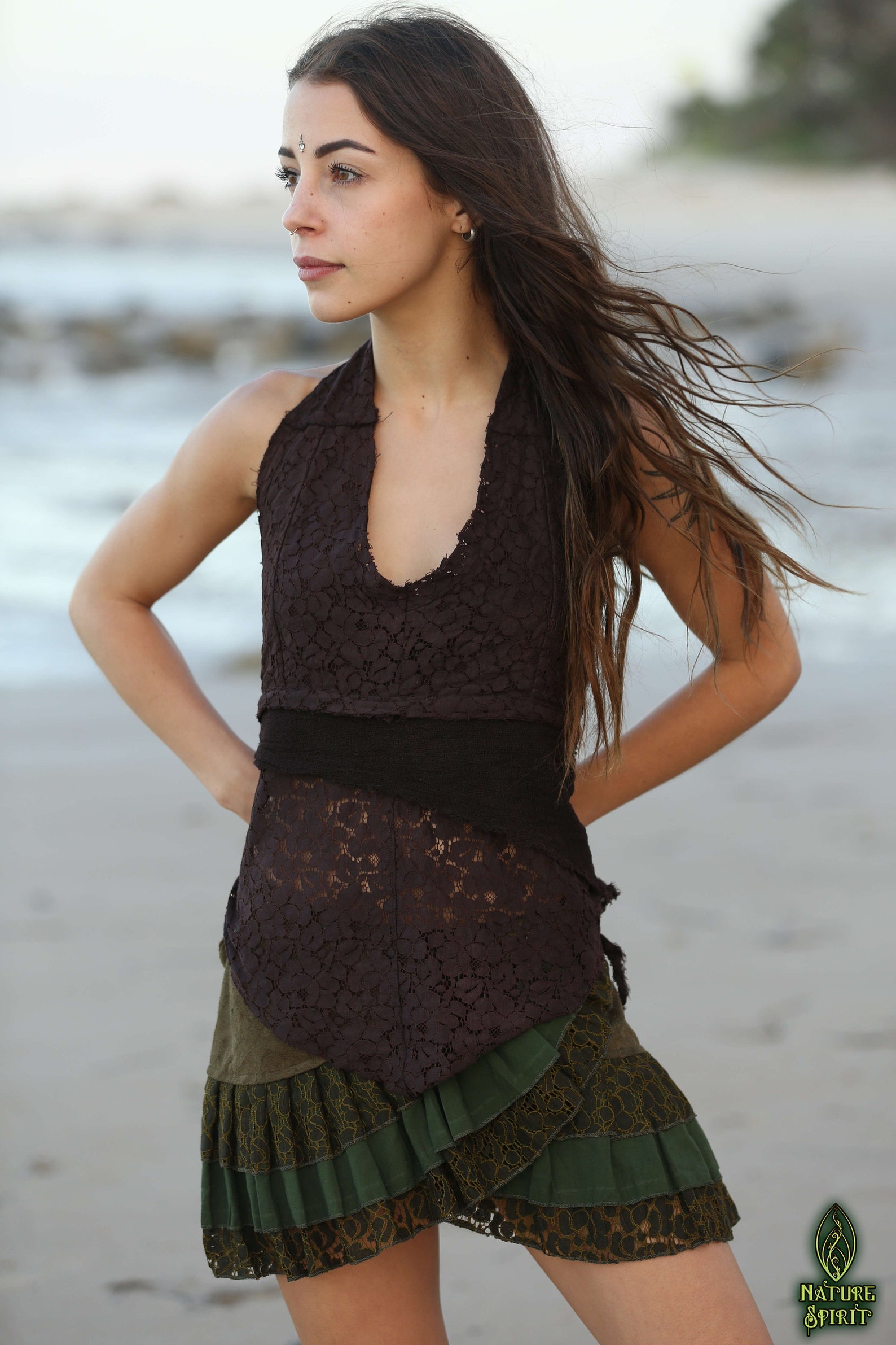 Hippie Skirt Frilly Pixie Mini Skirt Fairy Skirt Pixie - Etsy