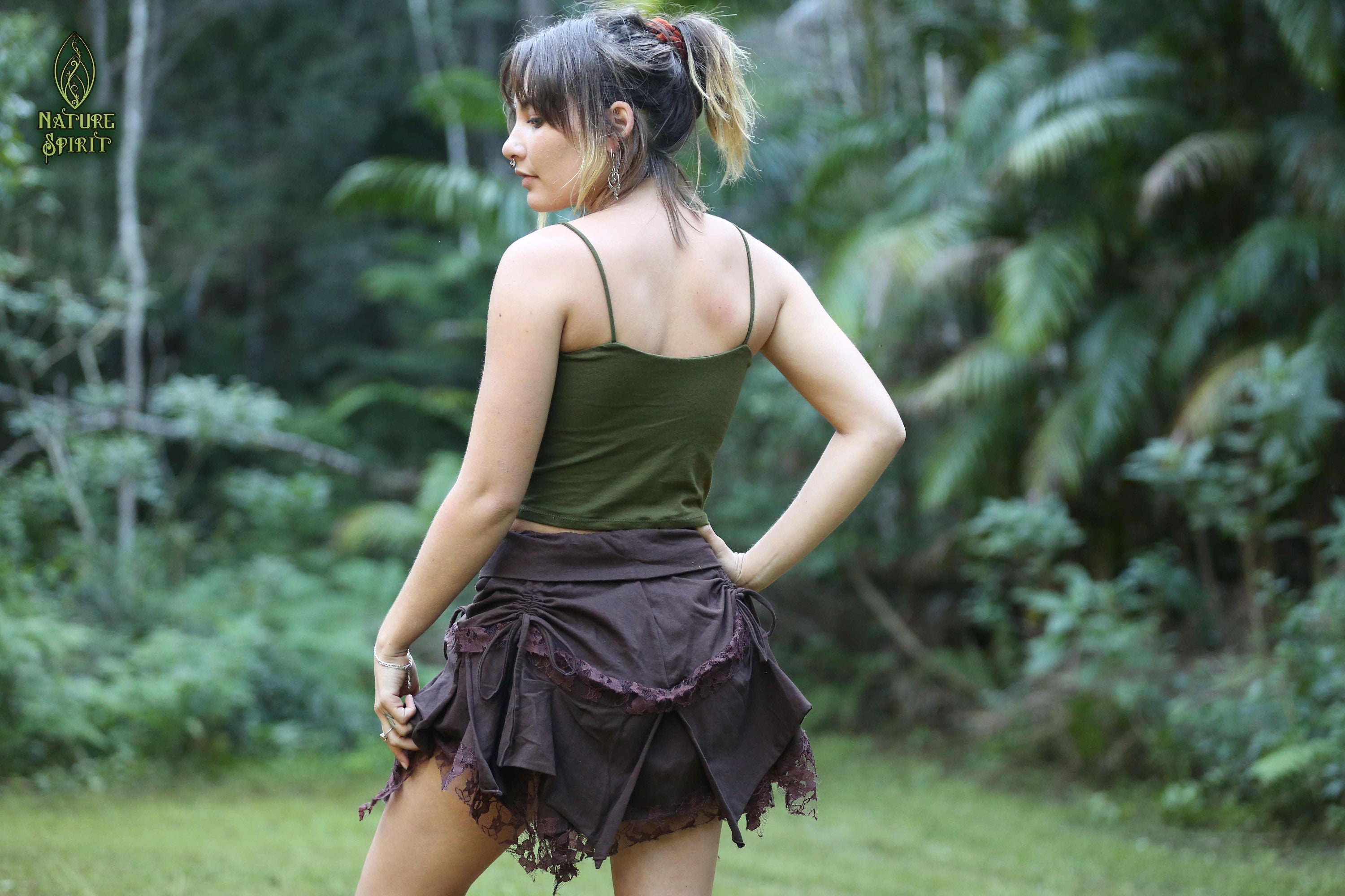 Festival Caged Crop Top, Rave Boho Style Pixie Clothing, Fairy ...