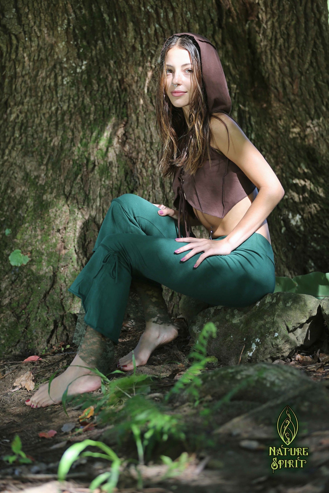 Frixie Flared Lace Leggings Pixie Leggings Yoga Leggings - Etsy