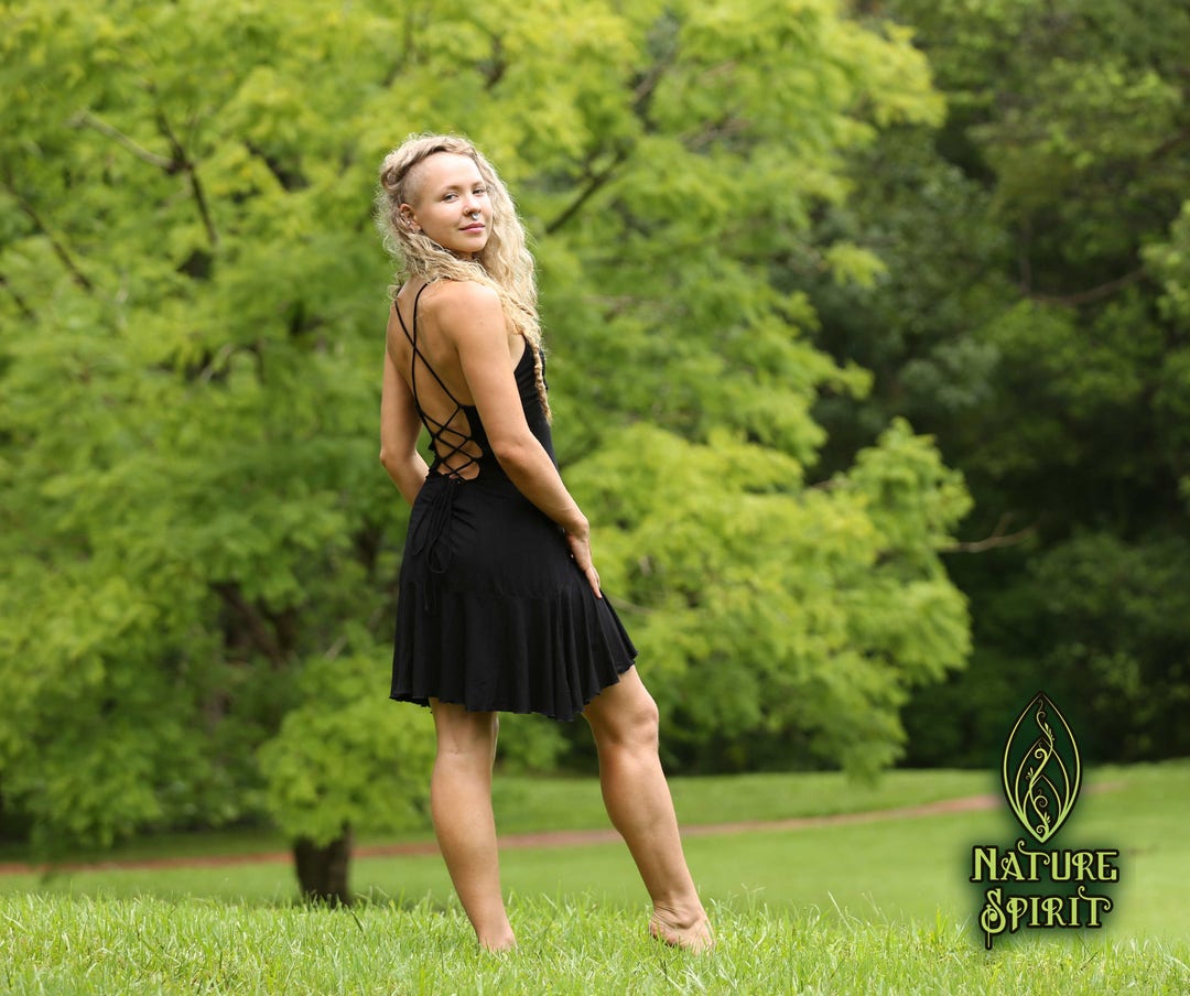 Elven Gypsy Soul Dress, Festival Burning Man Clothing, Fairy Boho Dress ...