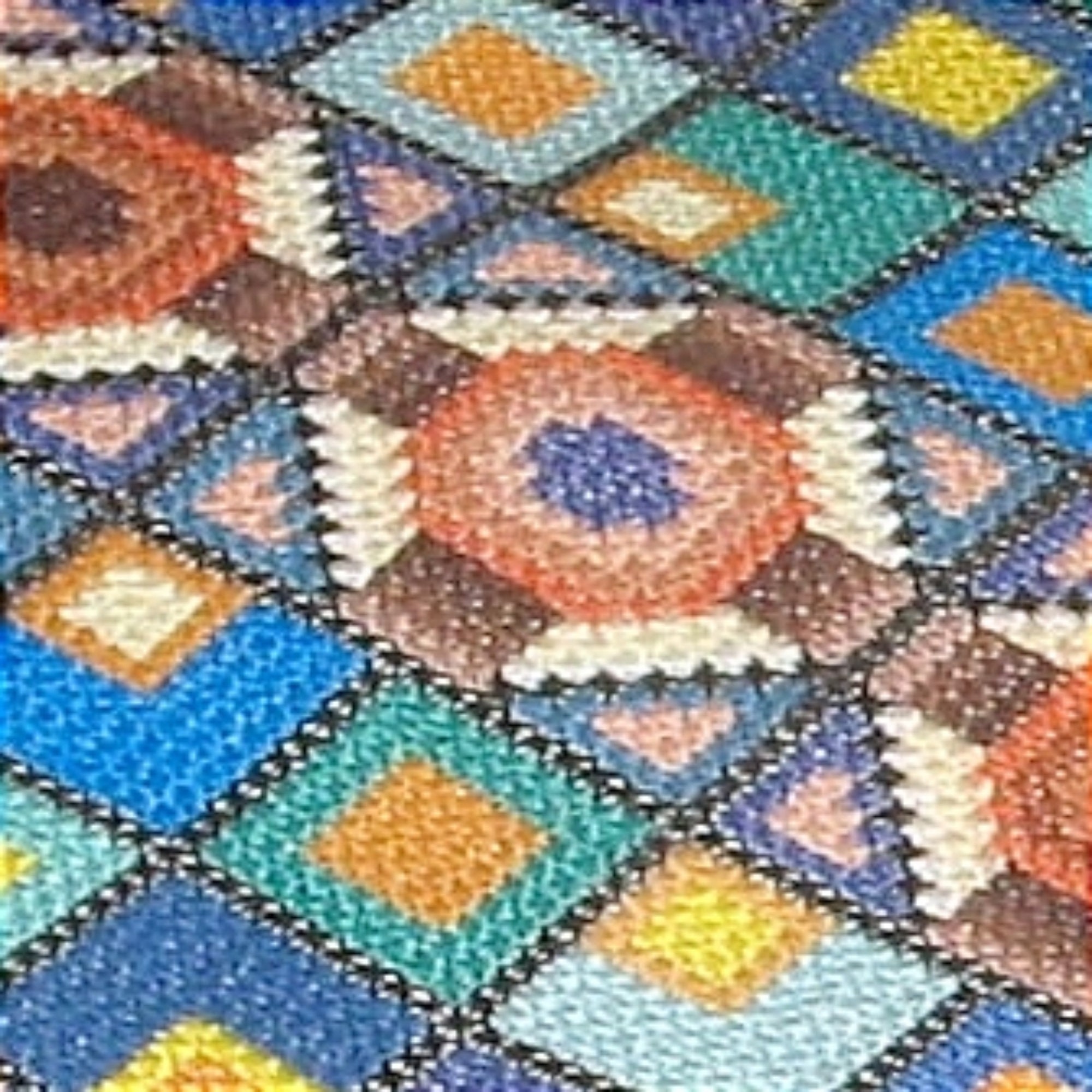 Mid Century Modern Cross Stitch Patterns - Evening City & Oriental ...