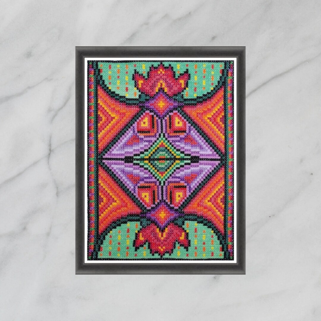 Original Modern Cross Stitch Sampler - Regal | DIY Cross Stitch ...
