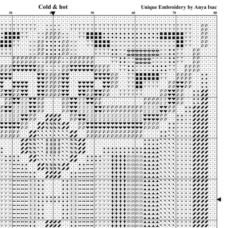 Gradient Hand Embroidery Sampler Cross Stitch Pattern PDF Set, DIY ...