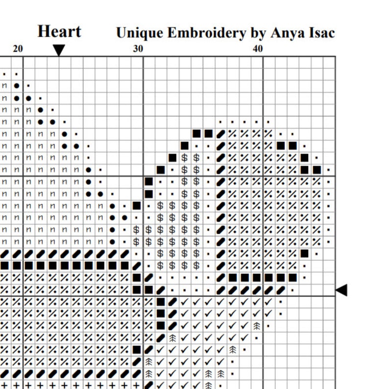 Valentine Cross Stitch Pattern Set, Modern Embroidery (PDF) - Etsy