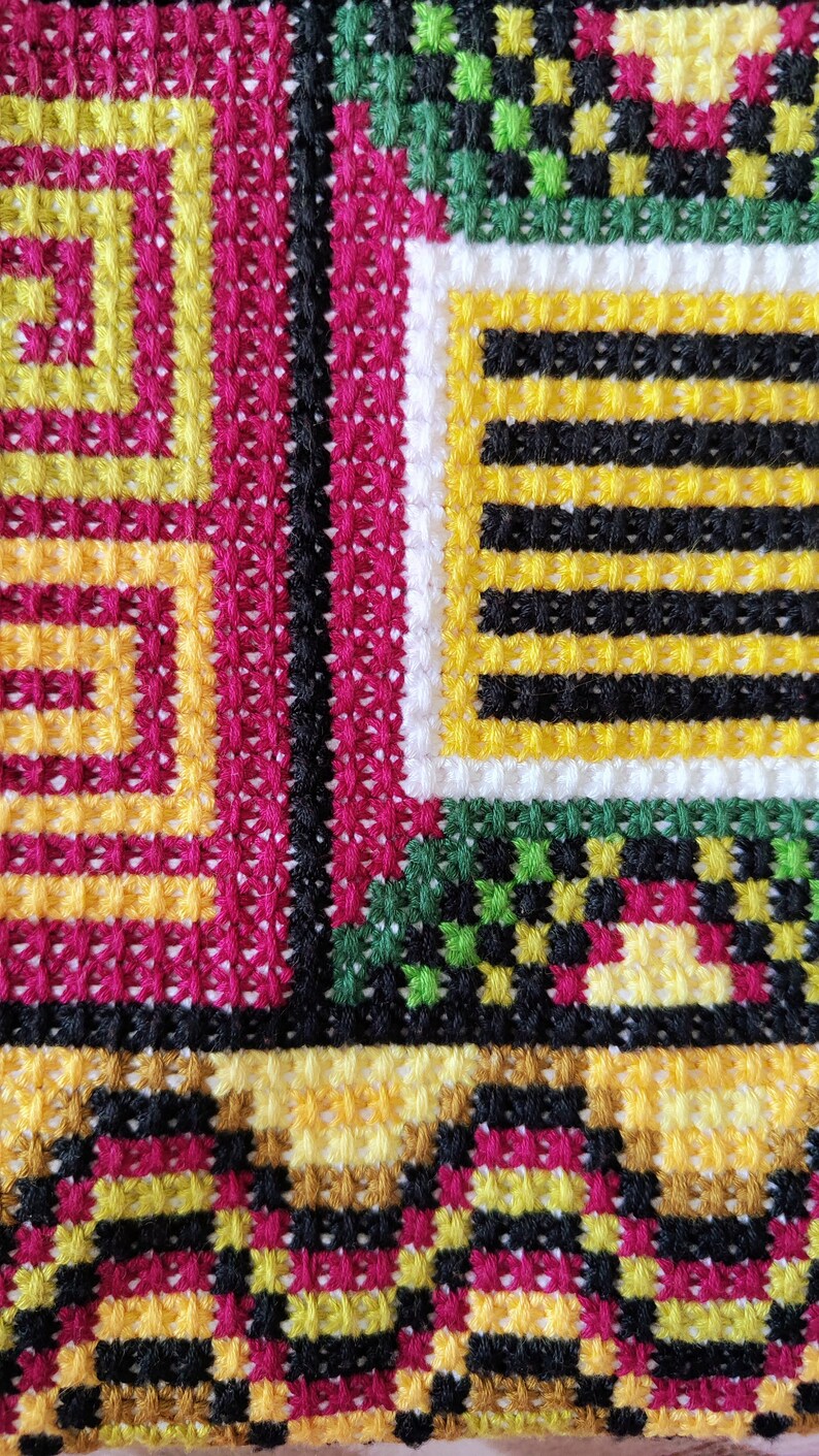 Geometric Sampler Cross Stitch Pattern PDF Set, Double Cross Stitch ...