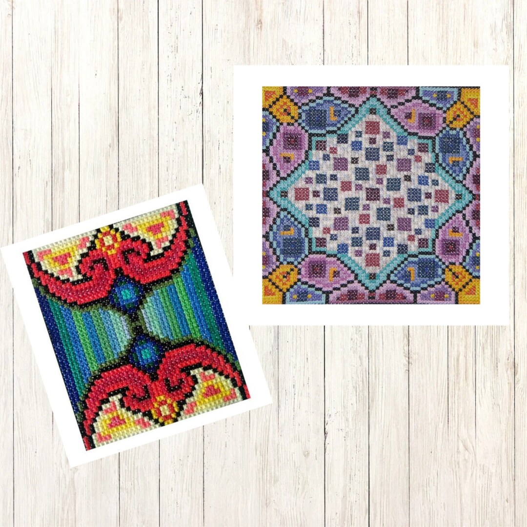 Original PDF Pattern Set + Video Tutorials | Double Cross Stitch Charts ...