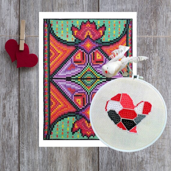 Hand Cross Stitch Pattern Free