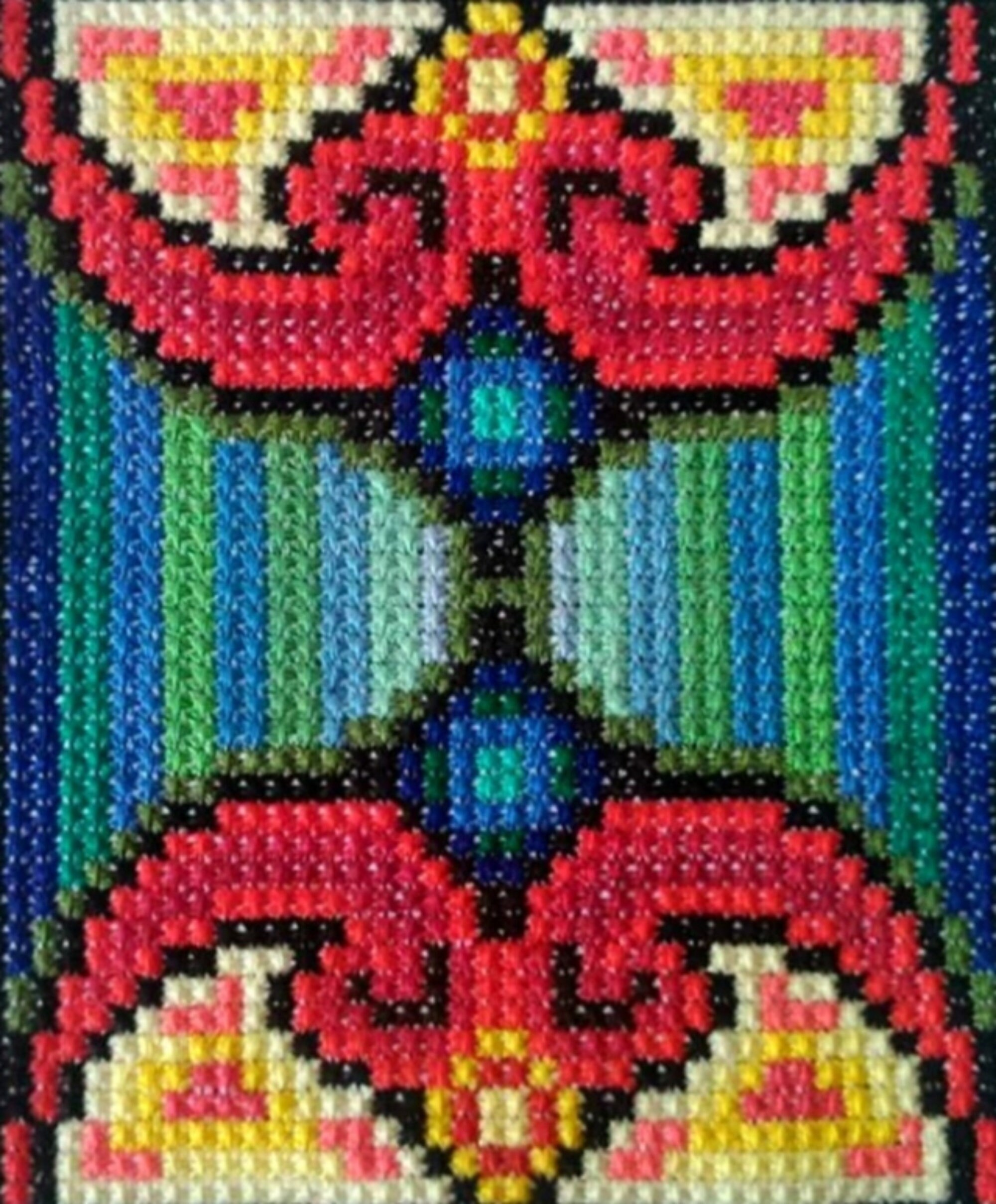 Double Cross Stitch Pattern Set, Geometric Abstract Embroidery (PDF) - Etsy
