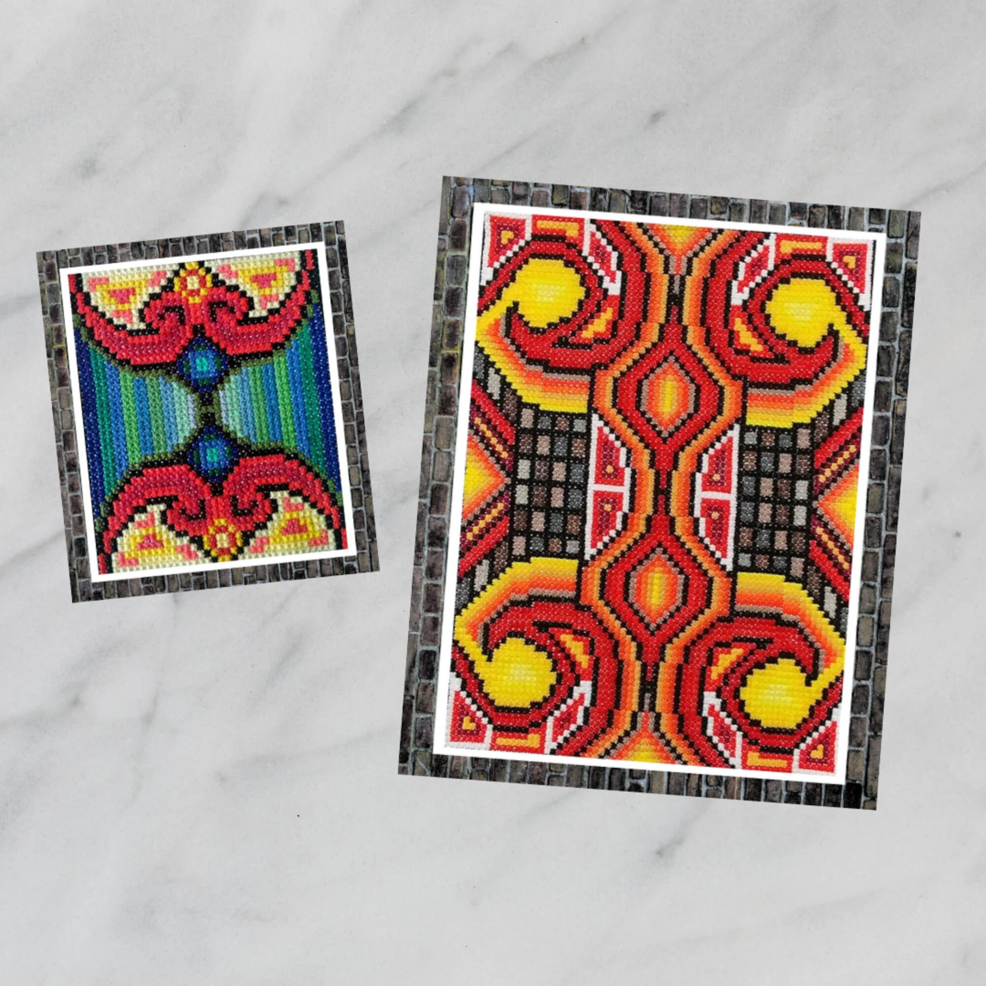 Sampler Cross Stitch Pattern PDF Set, Easy Tutorial, DIY Cross Stitch ...