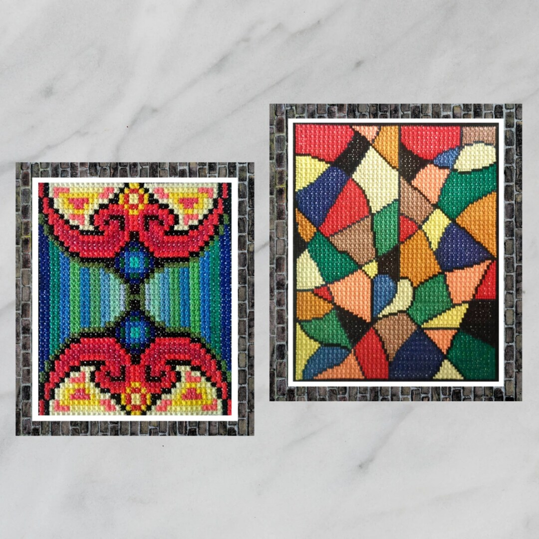 Sampler Cross Stitch Pattern Set + Video Tutorials, DIY Embroidery, PDF ...