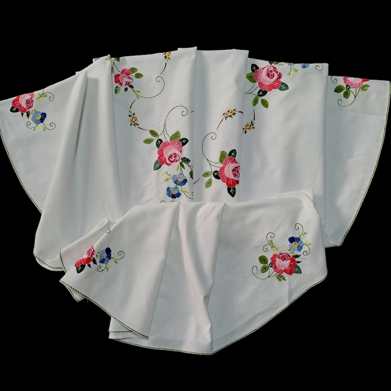 Applique Tablecloth - Etsy