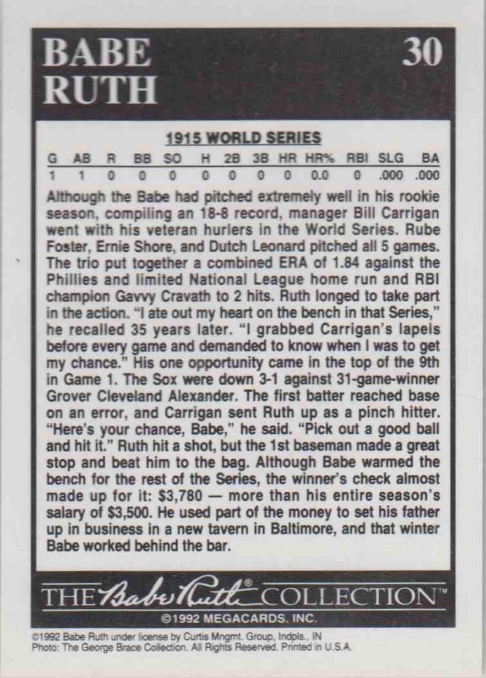 1992 Babe Ruth Collection - Etsy