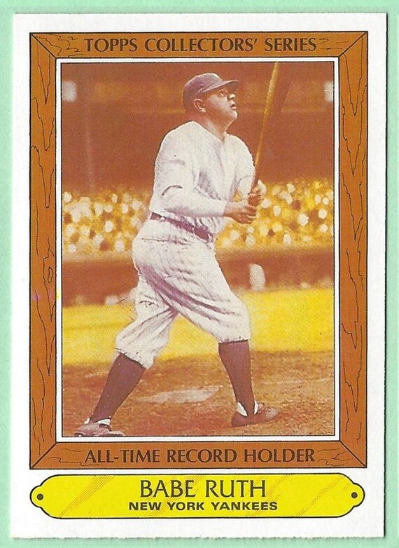 Babe Ruth 1985 Topps Collectors Series 31 - Etsy