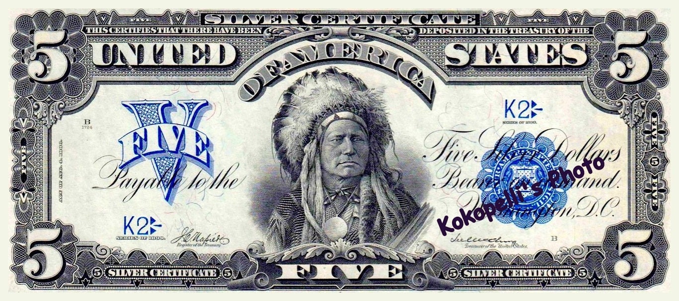 1899* 5 Dollar US Silver Certificate* Free Shipping * MUST READ ! - Etsy