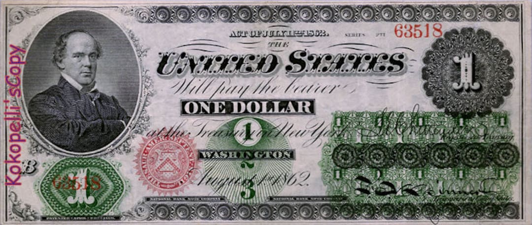 1862 *1 Dollar Legal Tender Note** This Was the First Federal *1 Dollar ...