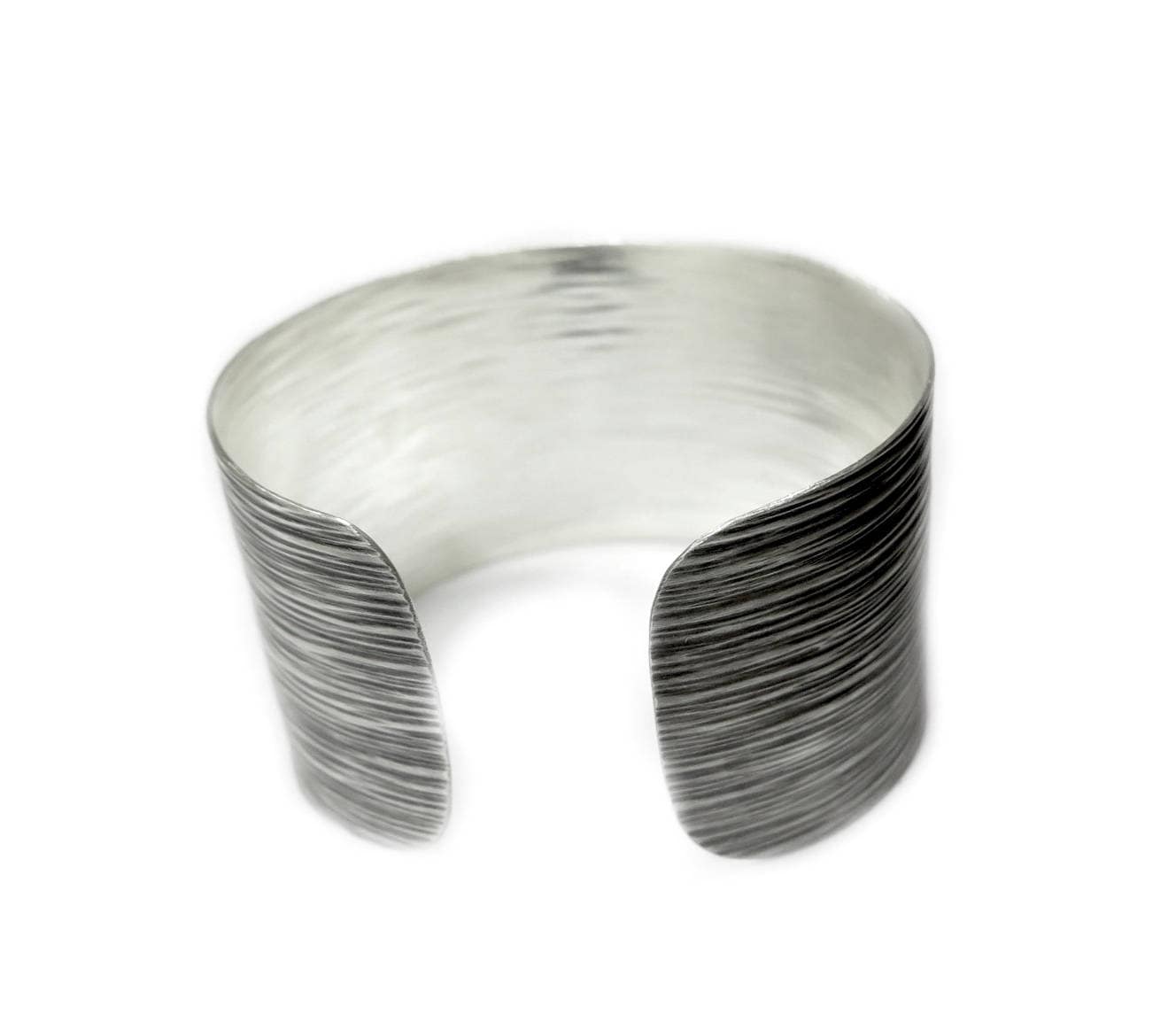 Sterling Silver Wide Adjustable Cuff for Women or Men - Etsy