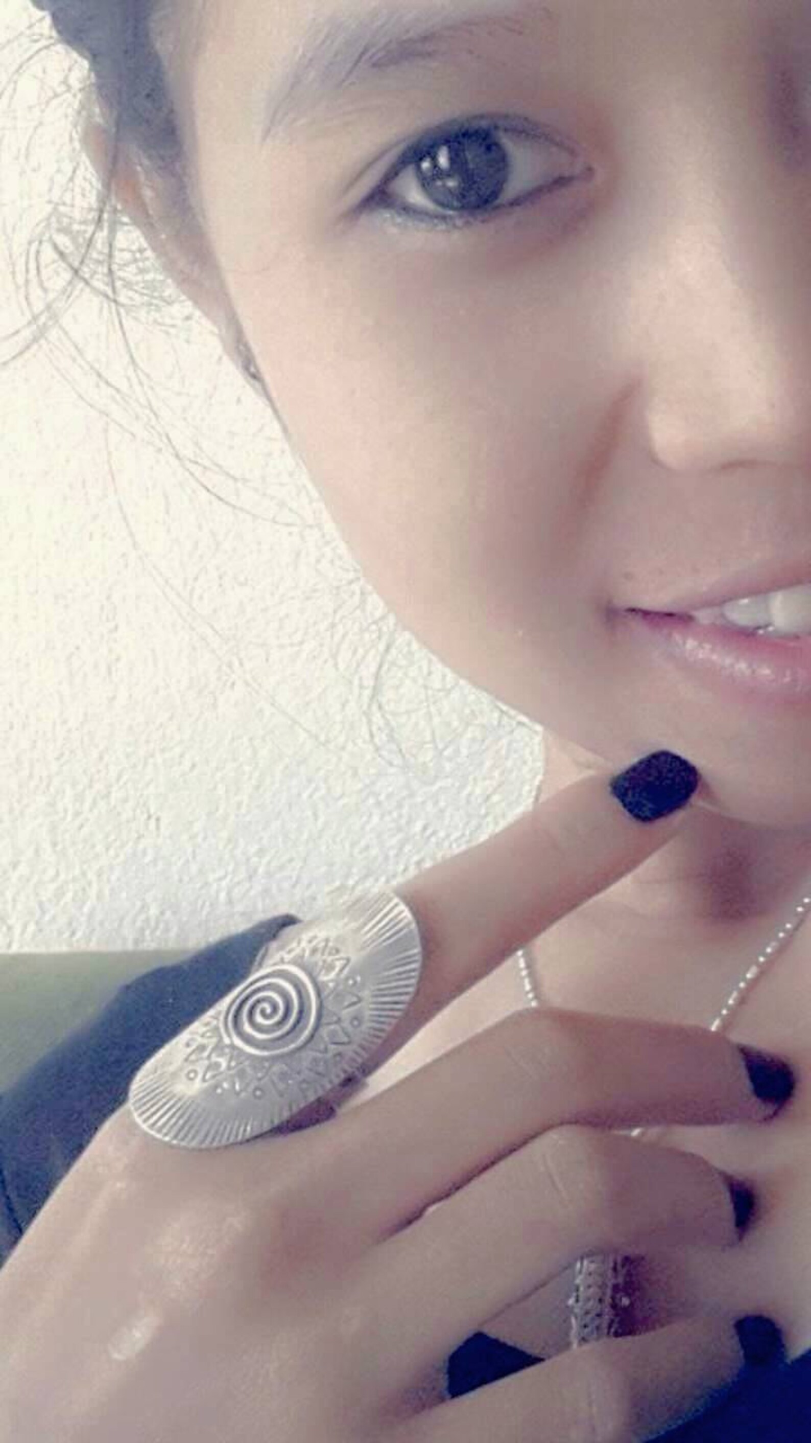 Sterling Silver Long Statement Ring, Handmade Knuckle Armor Boho ...