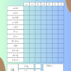 Self-care Log by Treat Yourself Pretty - Etsy