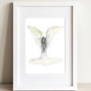 Robin Print Robin Painting Robin Bird Robin Wall Art Robin on Branch ...