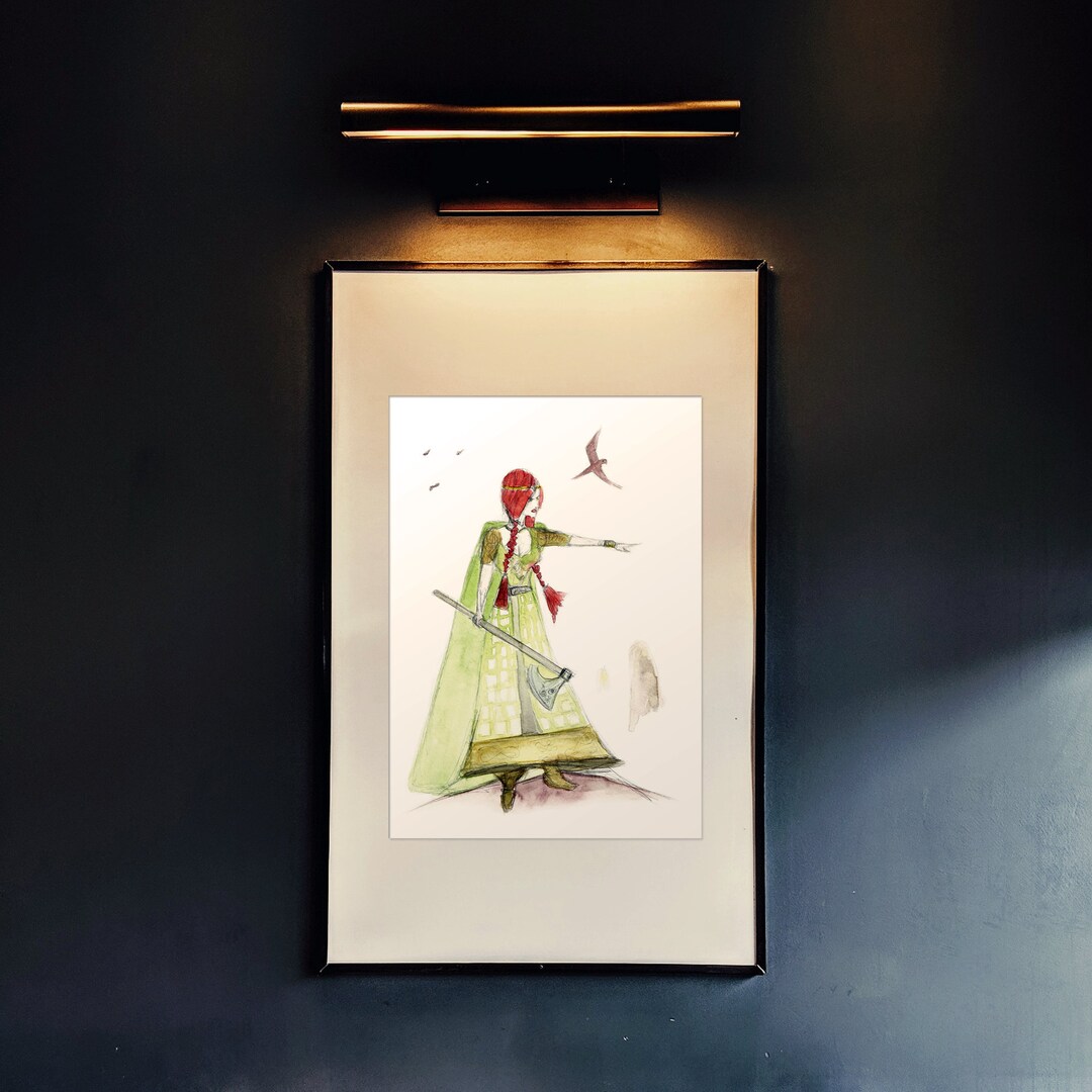 Boudicca Print Boudicca Wall Art Bouddica Painting Bouddica Poster ...