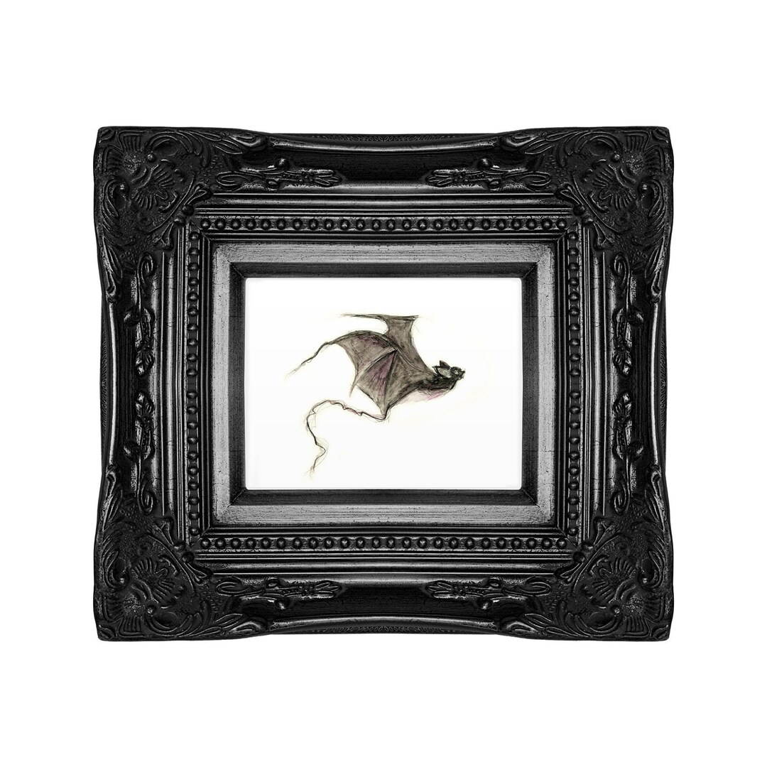Vampire Bat Print | Vampire Art | Bat Art | Vampire Bat Painting | Bat ...