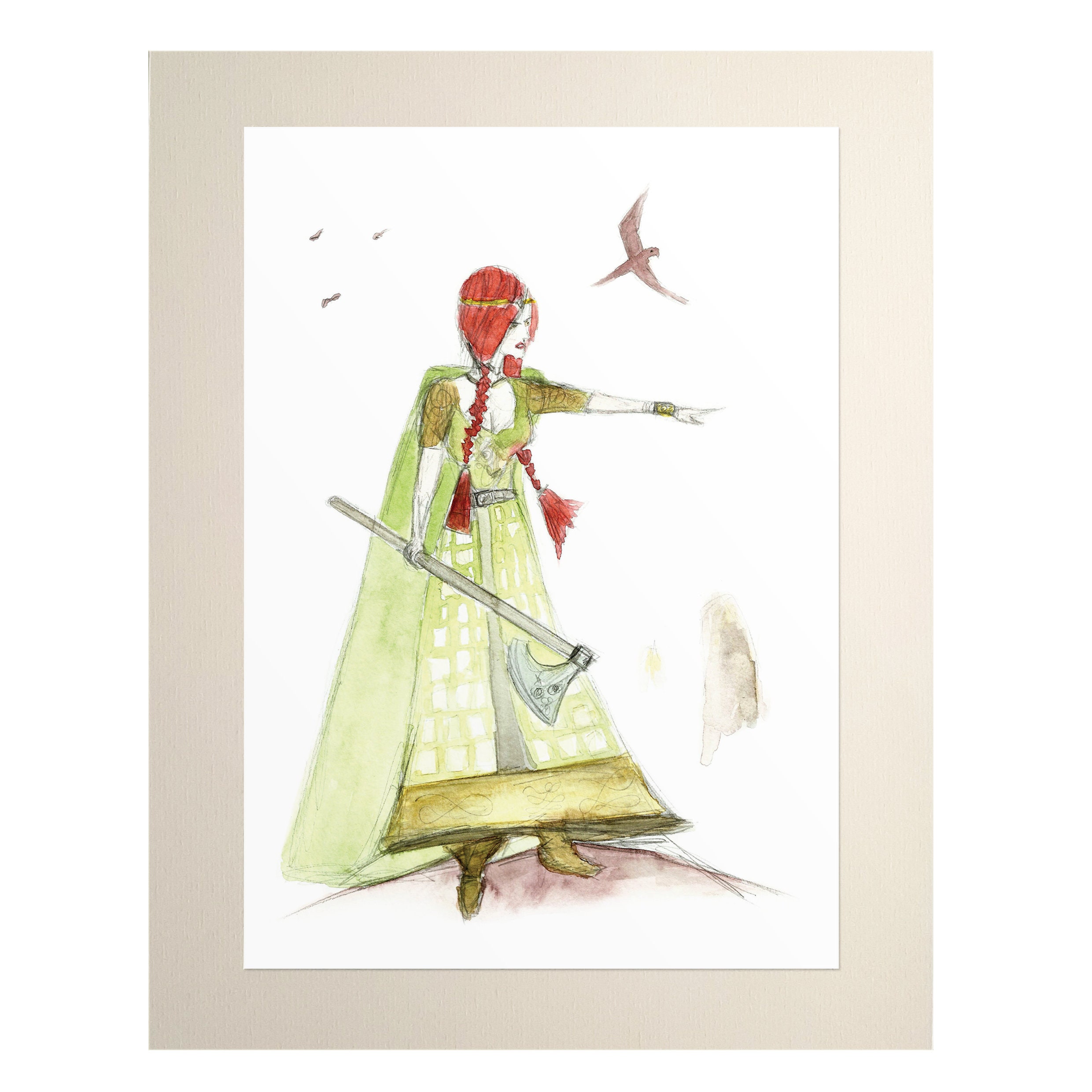 Boudicca Print | Boudicca Wall Art | Bouddica Painting | Bouddica ...