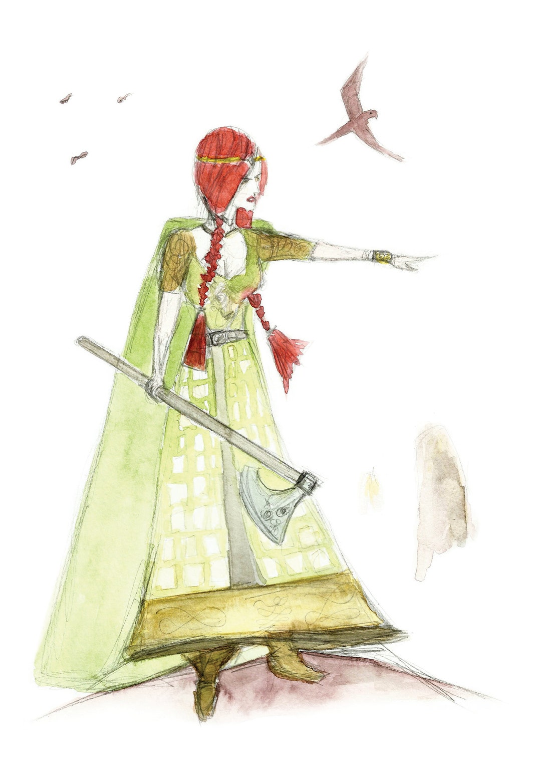 Boudicca Print | Boudicca Wall Art | Bouddica Painting | Bouddica ...