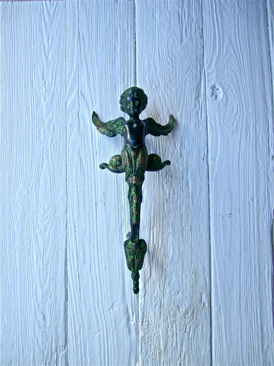 Beautiful Angel Brass Handle - Etsy