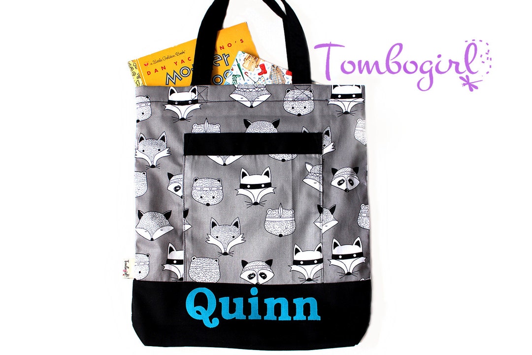 Kids Library Bag / Library Bag / Lesson Tote Bag Personalised ...