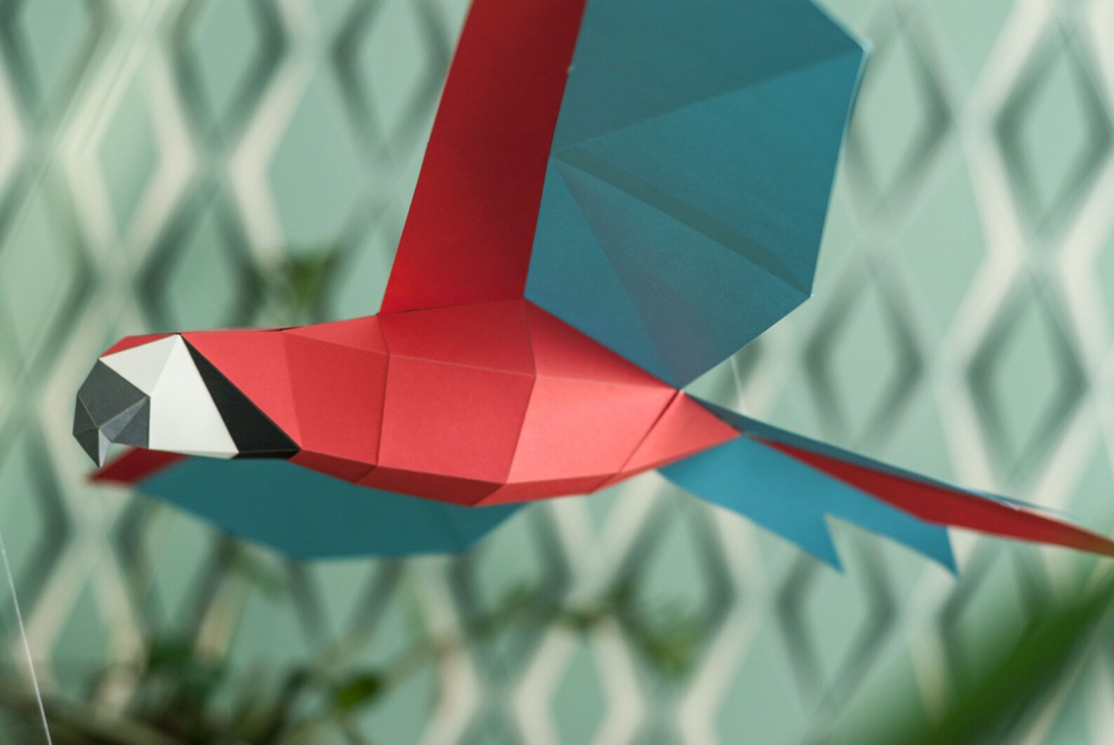 Parrot - DIY Papercraft Kit (instant Download) - Etsy