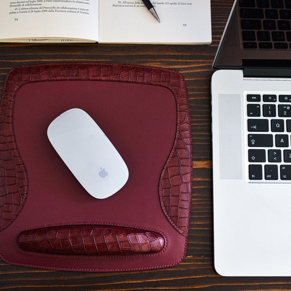 Leather Mouse Pad - Etsy
