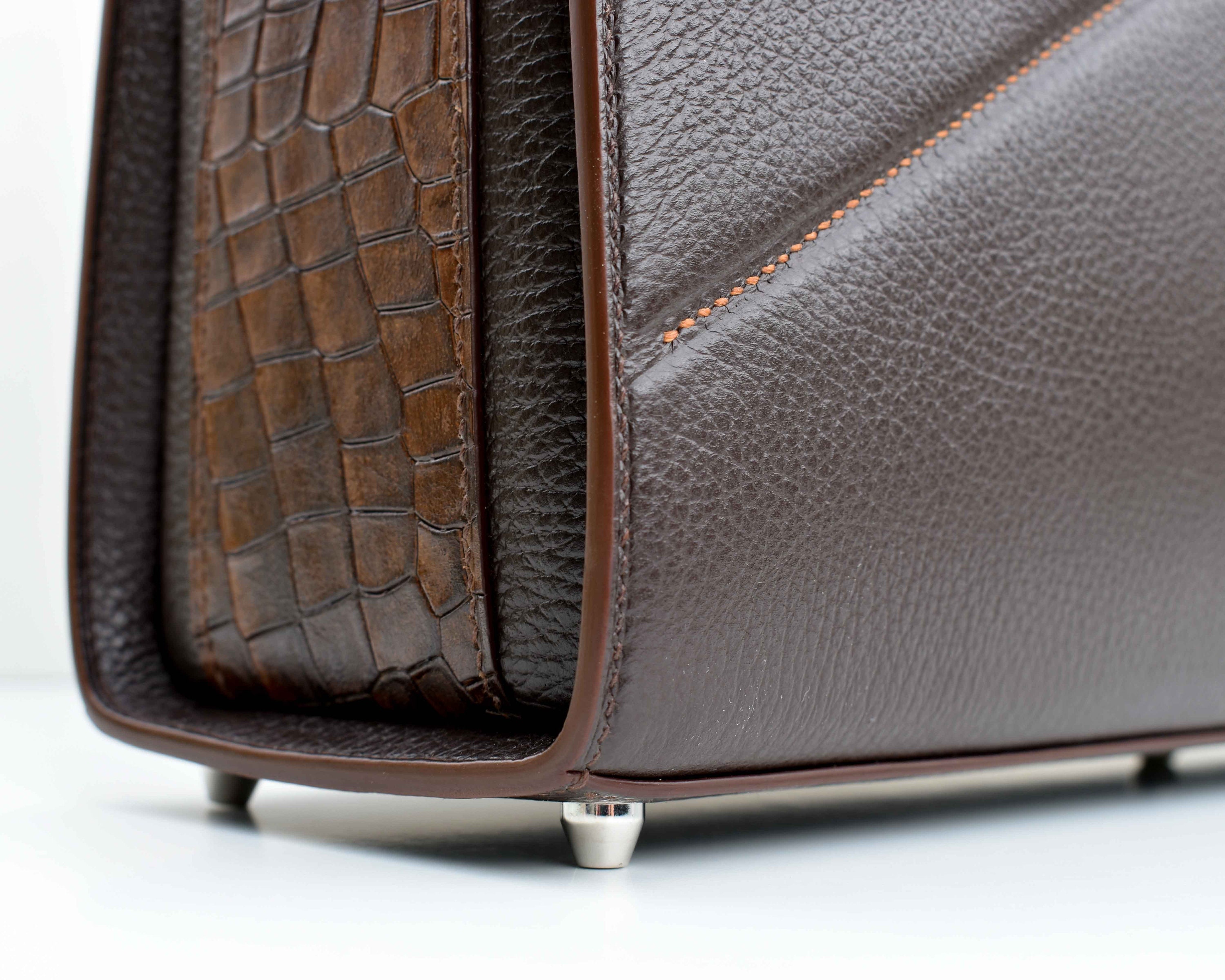 Personalized Leather Briefcase Satchel Custom Made Laptop - Etsy