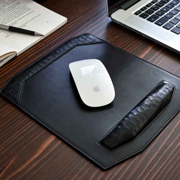 Leather Mouse Pad - Etsy