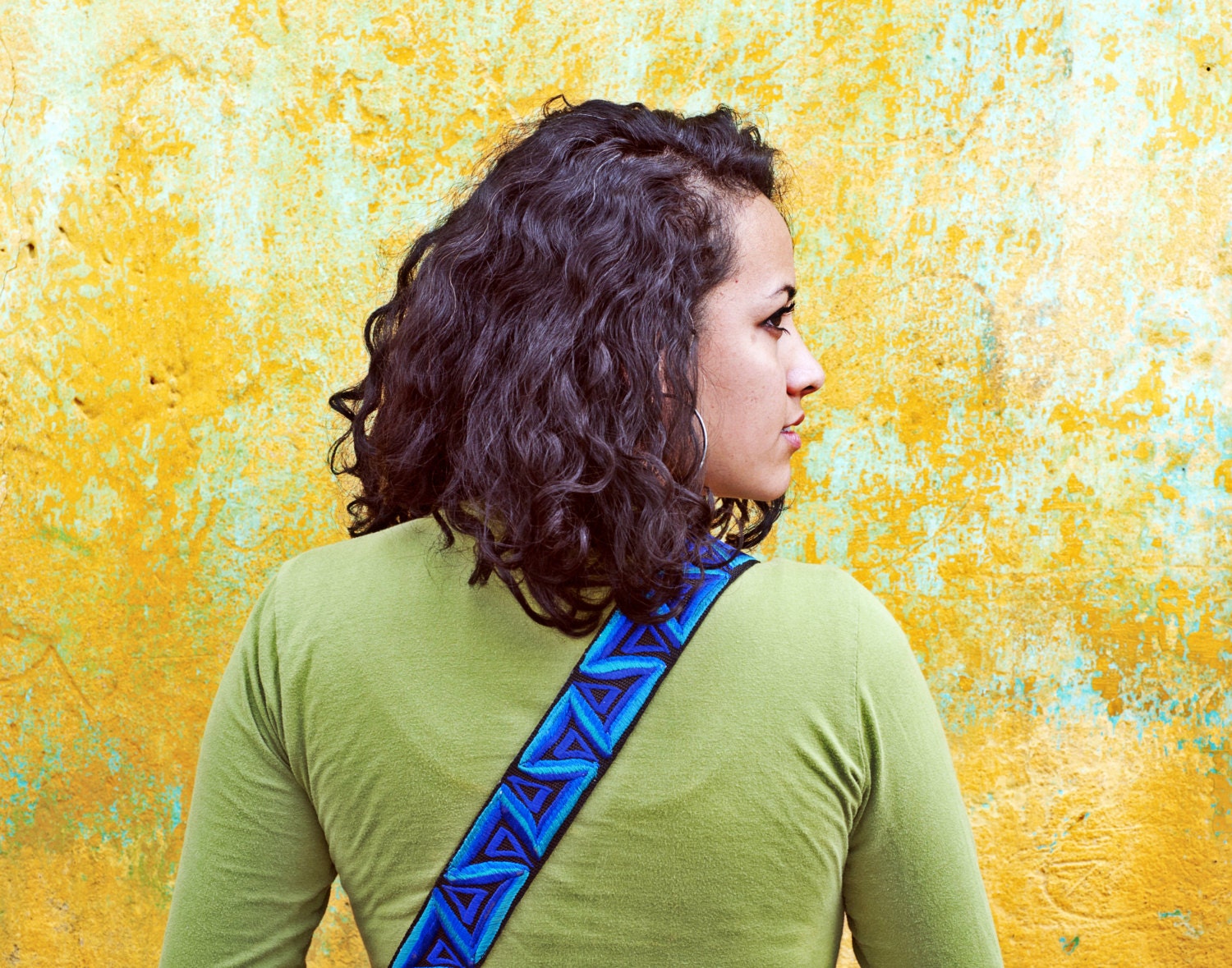 Leather Camera Strap Blue Camera Strap Wide Camera Strap - Etsy