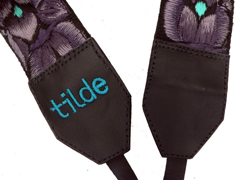 DSLR Leather Camera Strap With Traditional Guatemalan Embroidery ...
