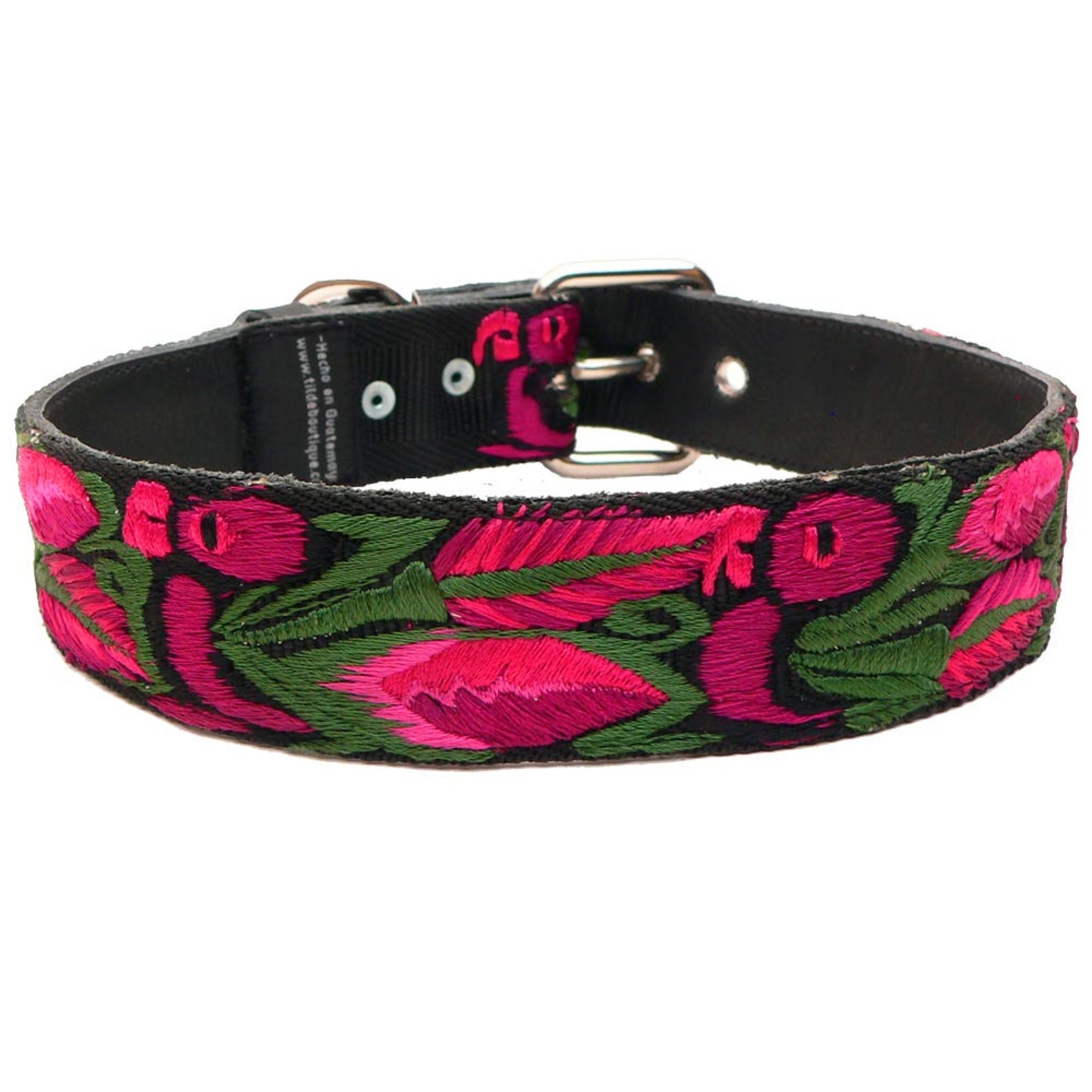 Leather Dog Collar Girl Dog Collar Birds Dog Collar Big Dog - Etsy